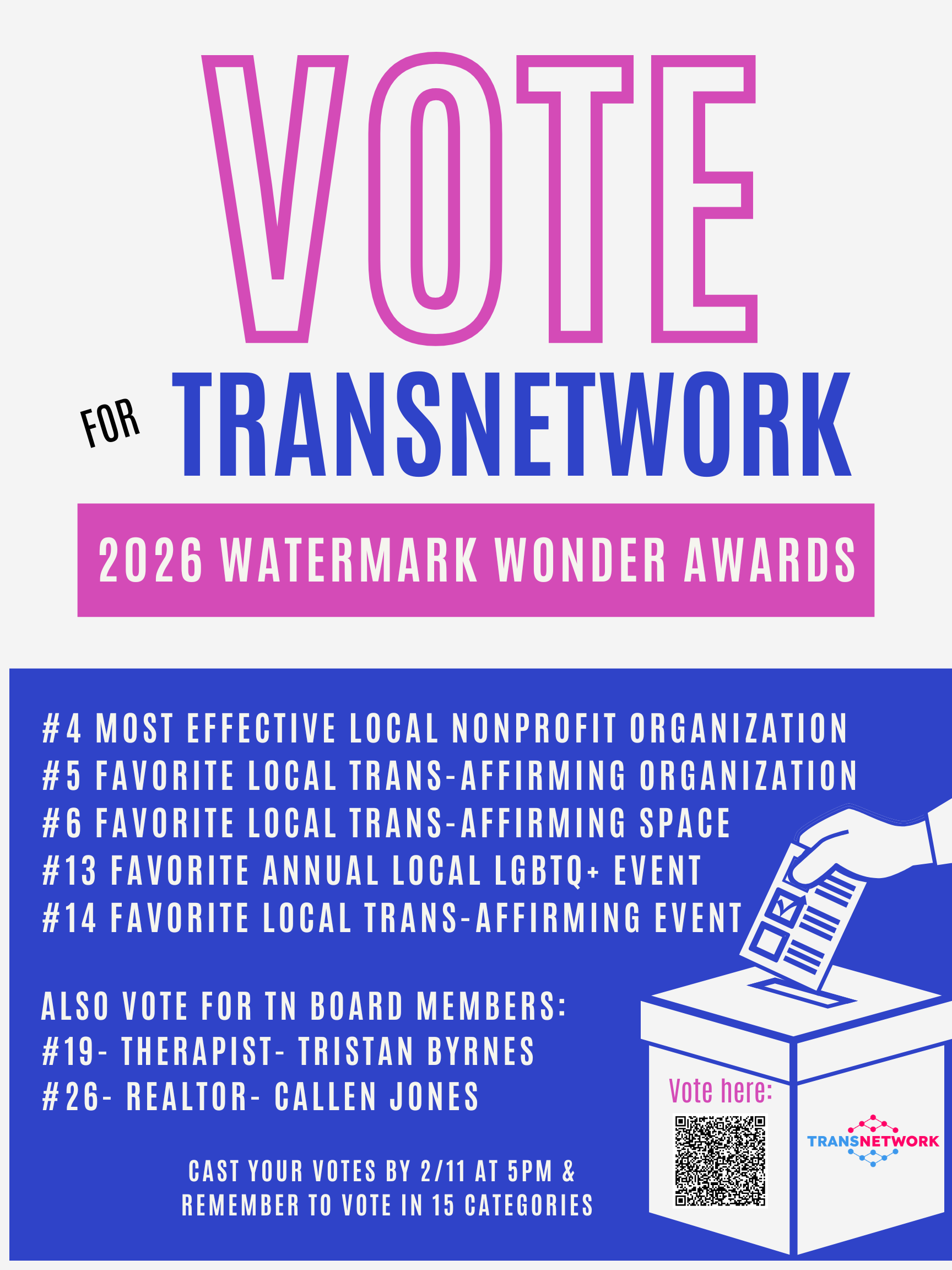 Vote for transnetwork for 2026 watermark wonder awards - TransNetwork